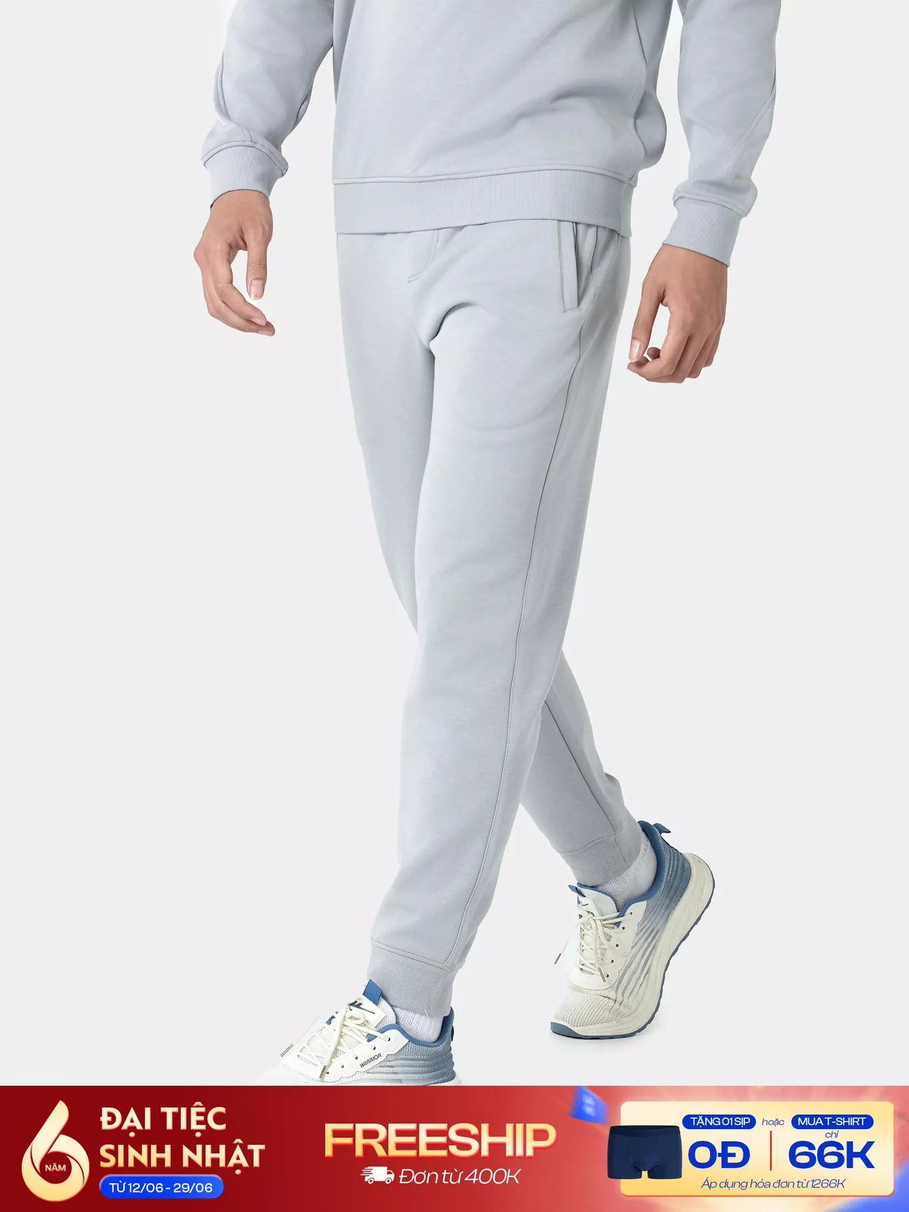 Quần Nỉ Nam Trơn Cạp Chun 5S Fashion Phom Slimfit BQNI24026 5S Fashion ...