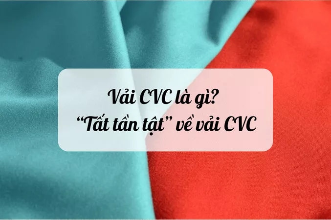 Vải CVC là gì? "Tất tần tật" thông tin về vải CVC 5S Fashion - 5SFASHION